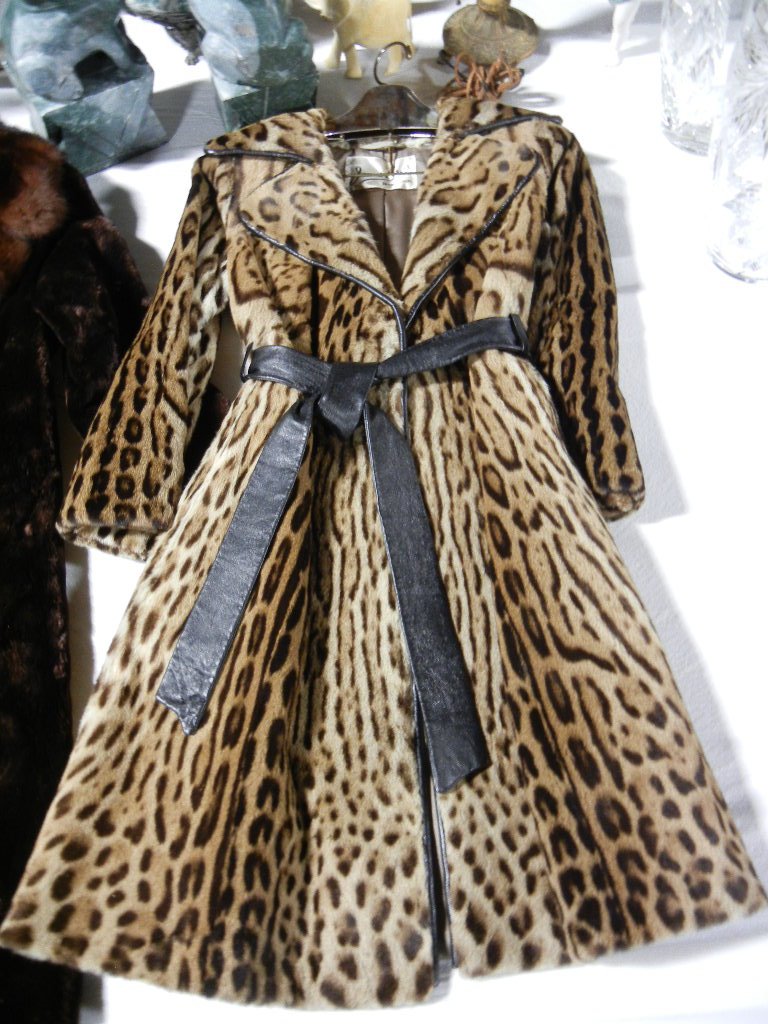 1174E: 1960's Ocelot Fur Jacket