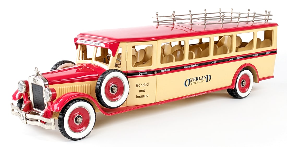 Retro 123 Overland Stage Lines Tour Bus Auction