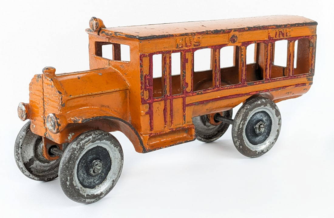 Dent Cast Iron "bus Line" Bus Auction