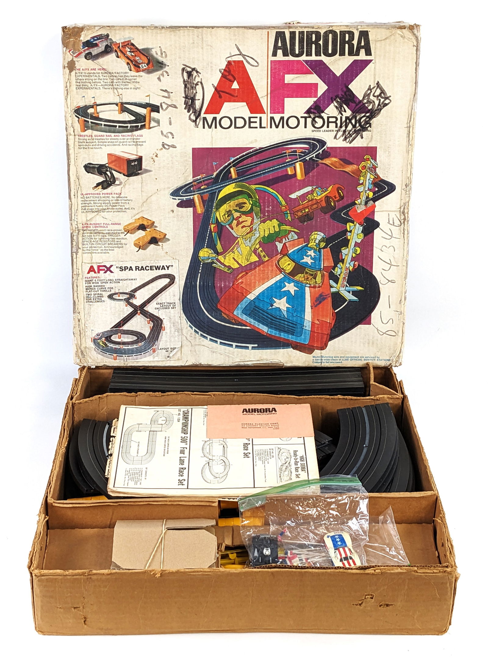 Afx Spa Raceway Slot Car Set Auction