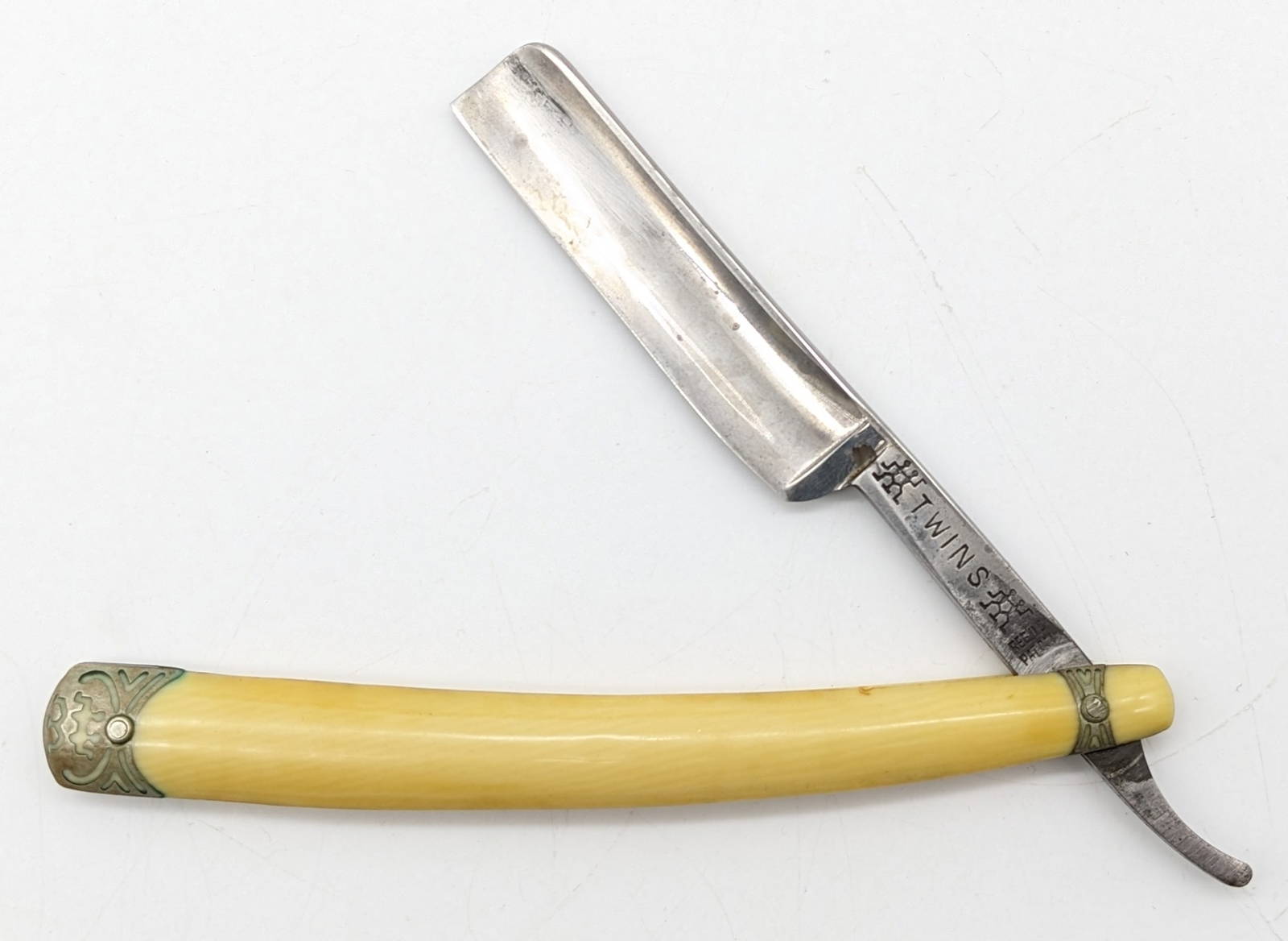 J.a. Henckles Twin Works Faux Bone Straight Razor Auction