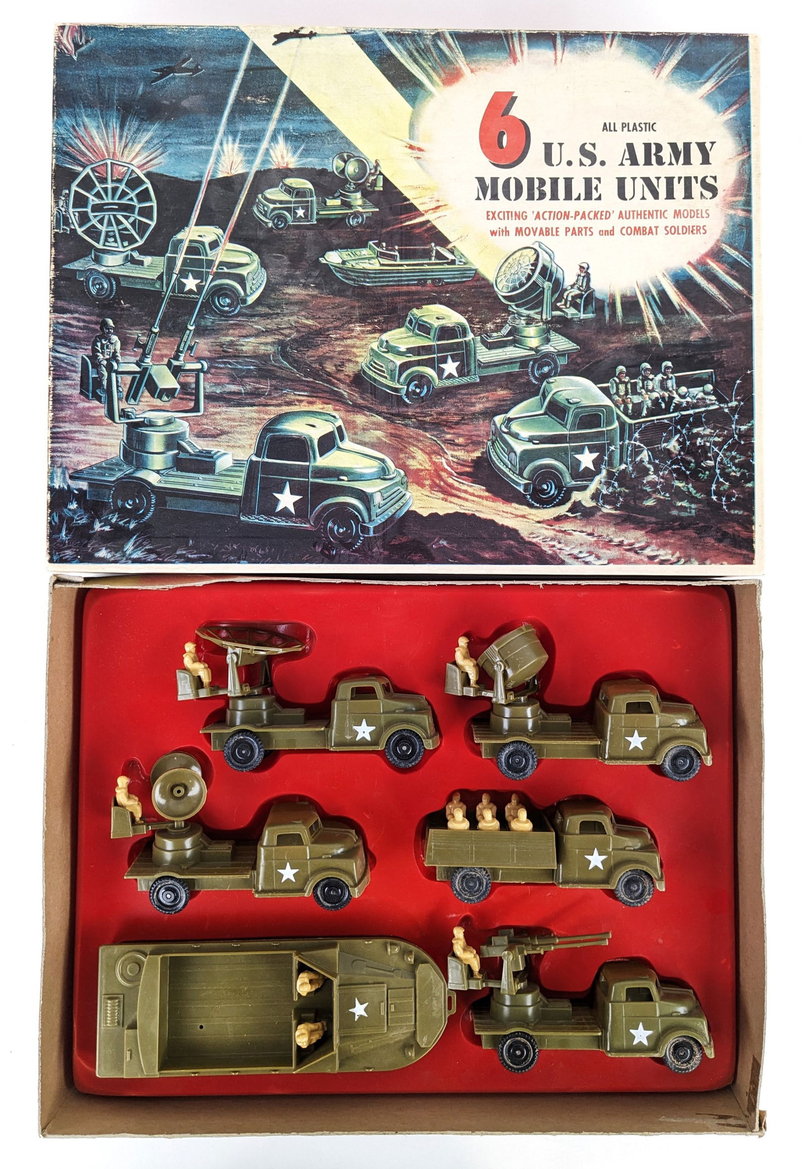 Pyro (6) U.s. Army Mobile Units Set In Box Auction