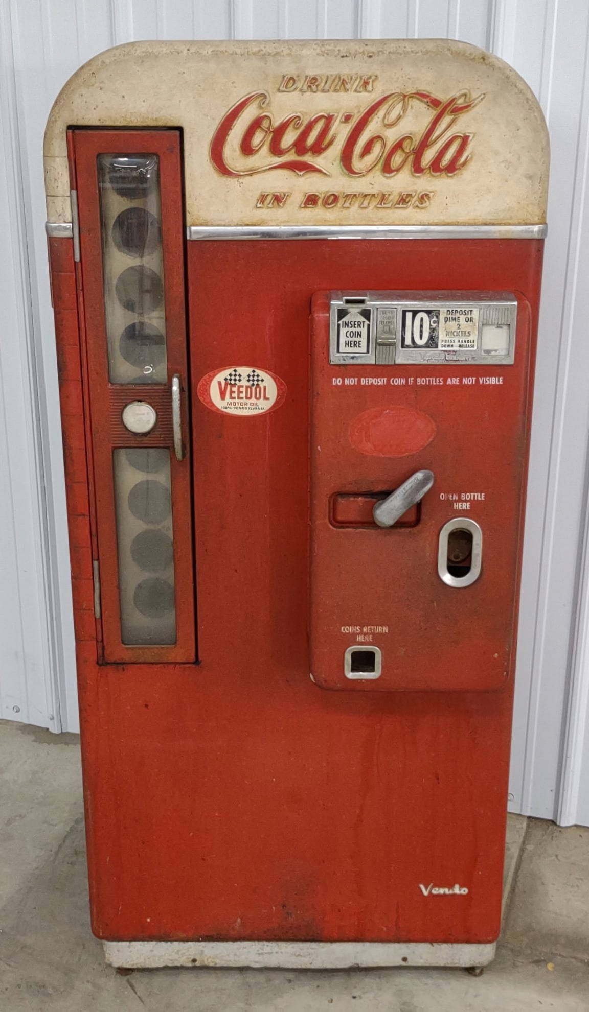 Vintage Coca-cola Vendo 81 Vending Machine Auction