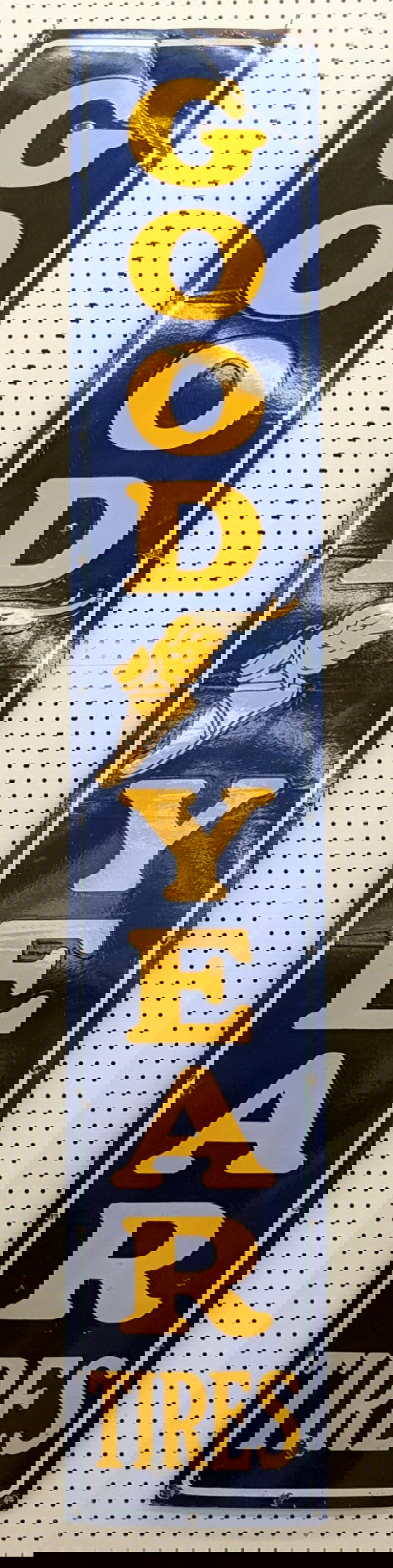 Large Vintage Ssp Goodyear Tires Vertical Sign 94x16 Auction