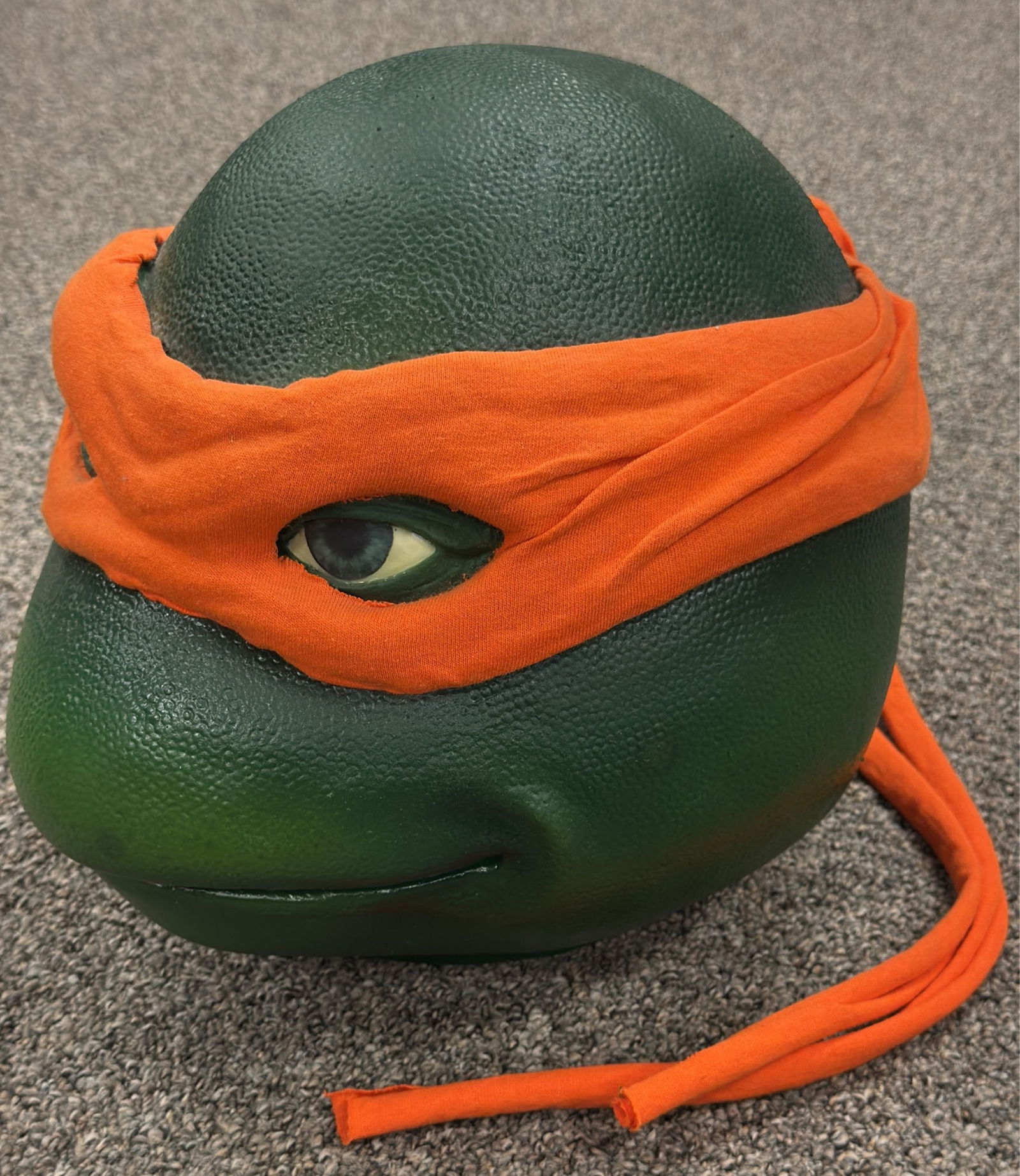 1990s Teenage Mutant Ninja Turtle Michaelangelo Movie Prop Head Auction