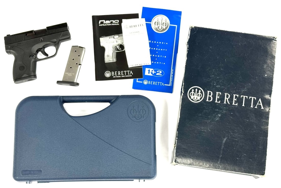 Beretta Nano .9mm Semi-automatic Pistol In Box - Jul 12, 2025 | Kraft ...