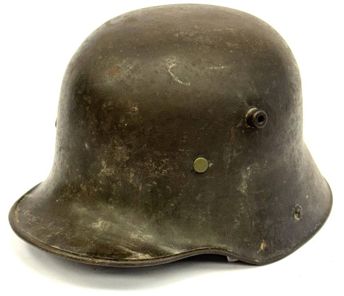Ww I German M16 Helmet With Reproduction Helmet Liner And Chin Strap ...