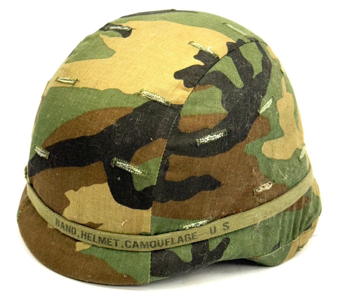 Usa M3 Helmet With Camo Cover And Liner System Auction