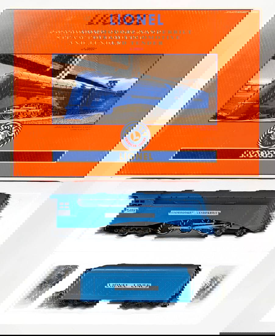 Lionel Blue Commodore Vanderbilt Steam Locomotive And Tender 6-28024 ...