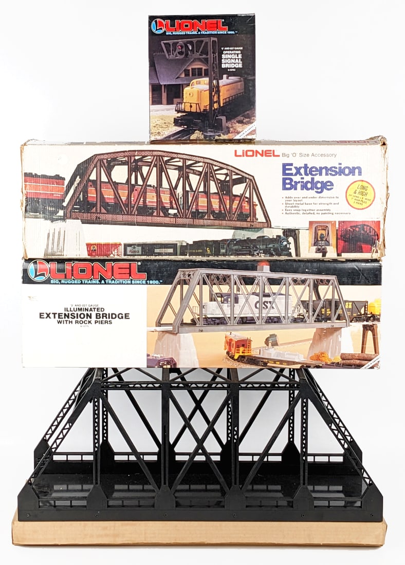 Lionel Extension Bridges, Trestle Bridge, Signal Bridge, & Menards ...