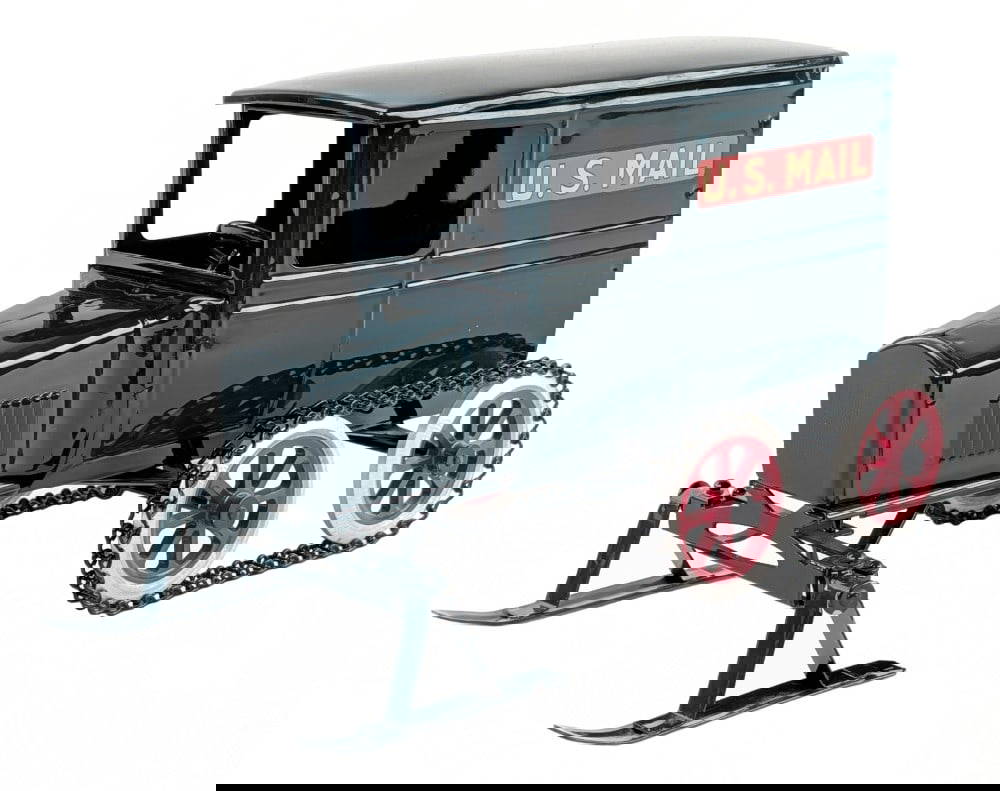 Cowdery Toy Works Flivver U.s. Mail Truck On Skis "prototype" Auction