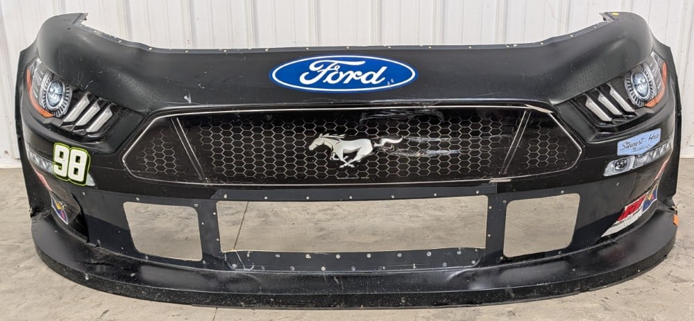 Riley Herbst's Nascar Monster Energy No.98 Ford Mustang Race Used Front ...