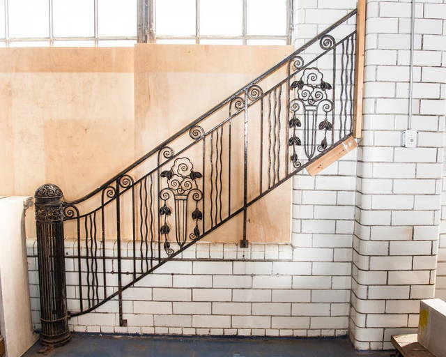 French Decorative Iron Railing