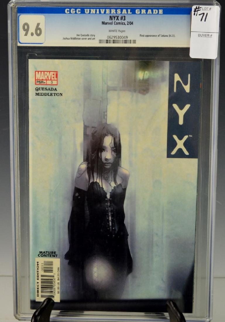 Nyx #3 CGC 9.6 1st App. of Tatiana X-23 Comic Book - Dec 02, 2017 | The ...