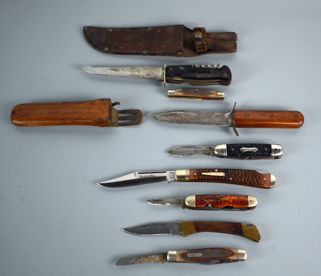 Vintage Remington Knife Grouping