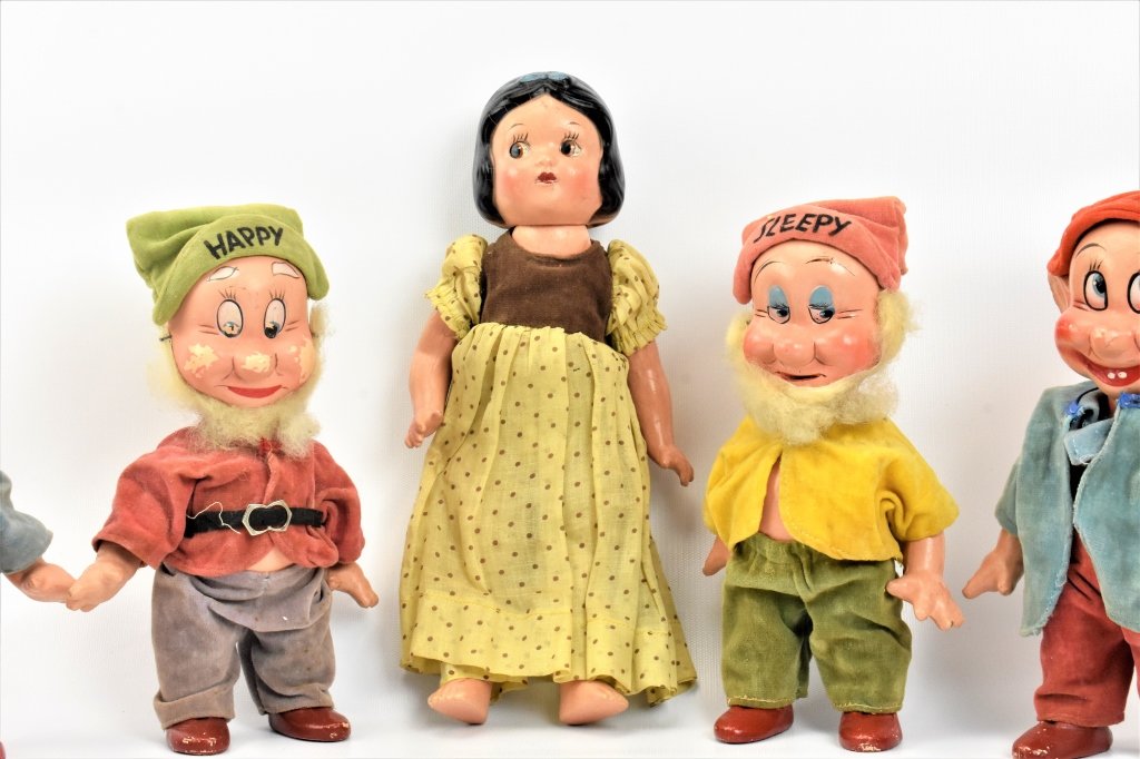 Disney Knickerbocker 1938 Snow White Seven Dwarves
