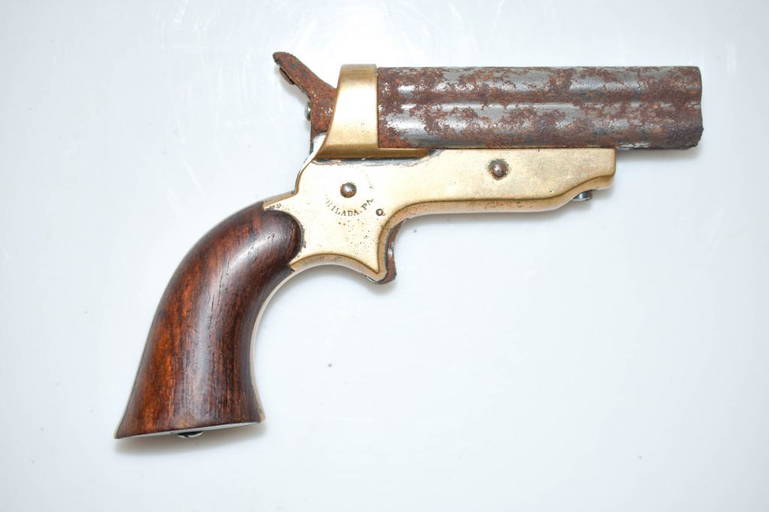 C. Sharps Four Barrel Pistol Patent 1859