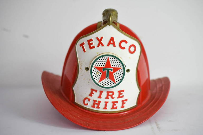 Toy Texaco Fire Chief Hat