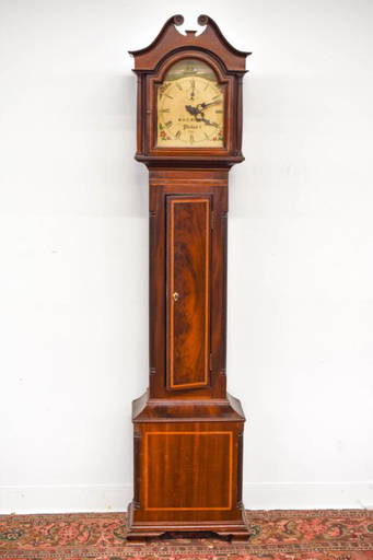 W.h.c. Riggs Tall Case Clock Philadelphia C. 1795