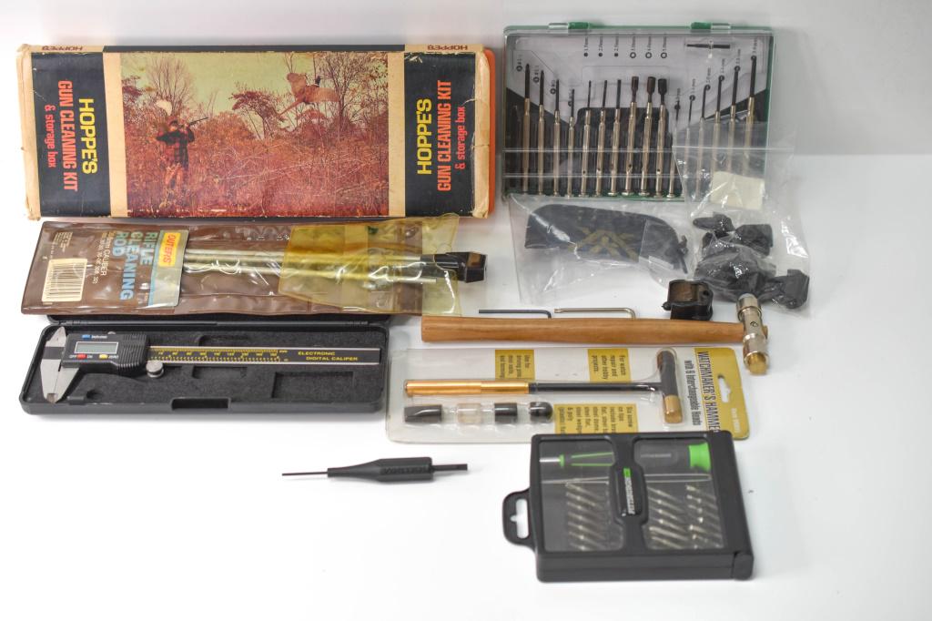 Large Lot Of Firearm And Gun Working Tools Auction