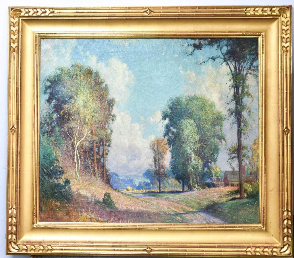 Frederick Mortimer Lamb Monumental Landscape Auction