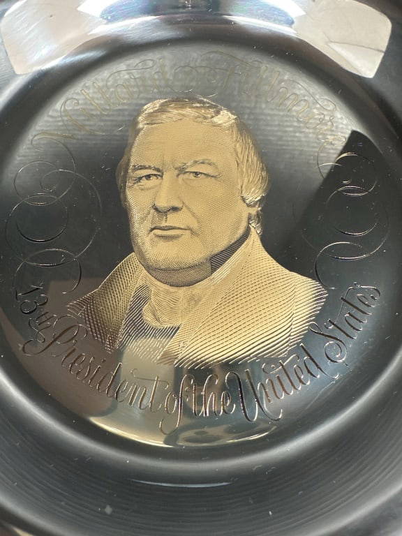 Sterling Silver Millard Fillmore Plate Auction