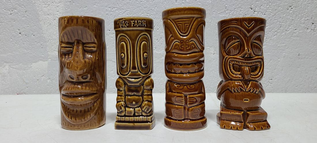 Kowloon, Danny G. & Parker By Tiki Farms Tiki Mugs Auction