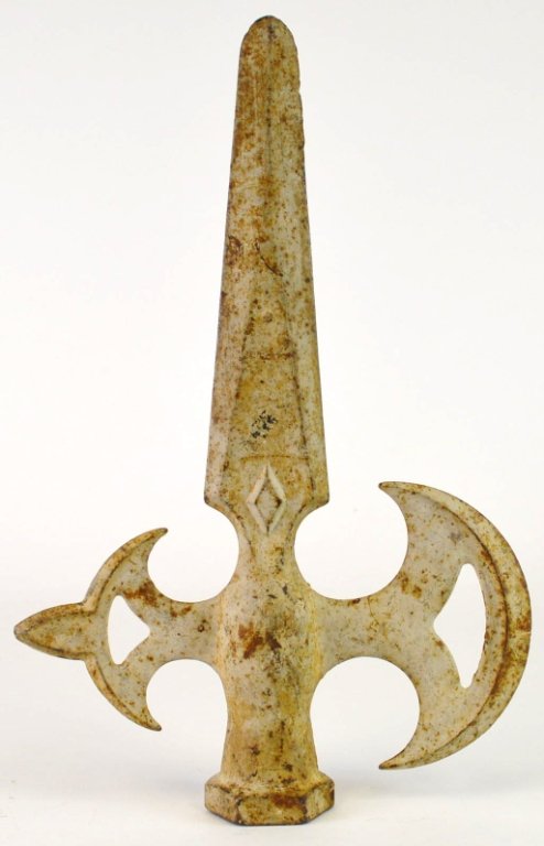 French Halberd Flag Pole Top