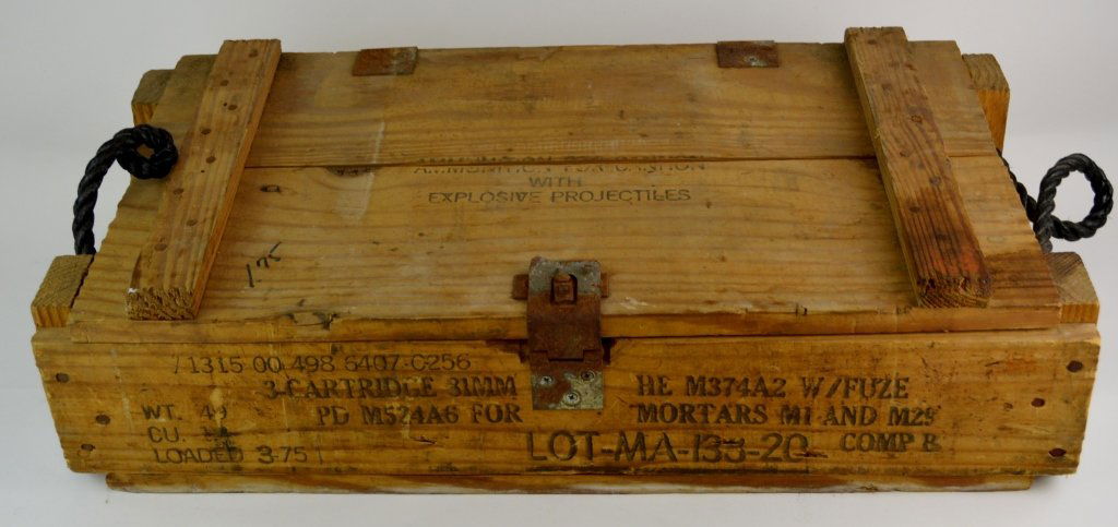 Early Large Wooden Mortar Ammo Crate - Jul 12, 2014 | The Saucon Valley ...