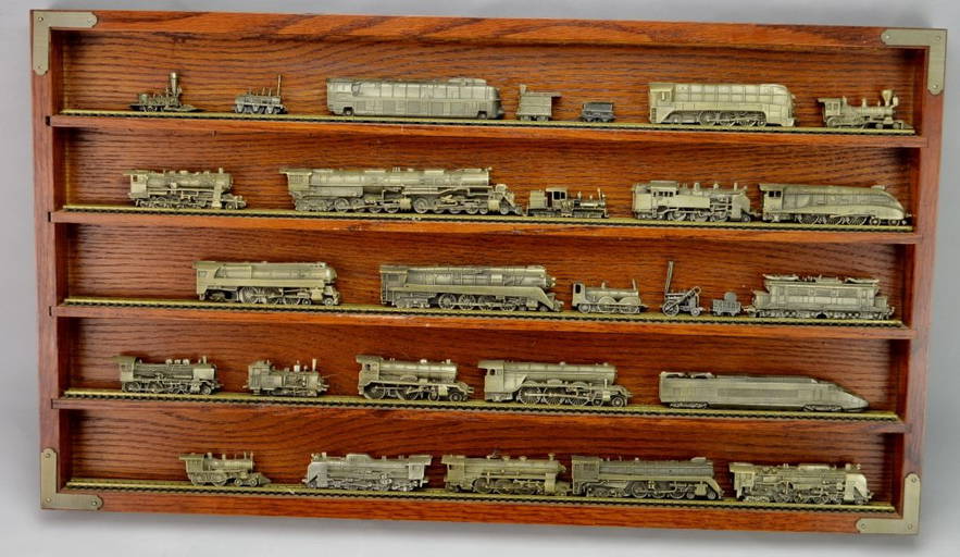 Franklin Mint Locomotive Display
