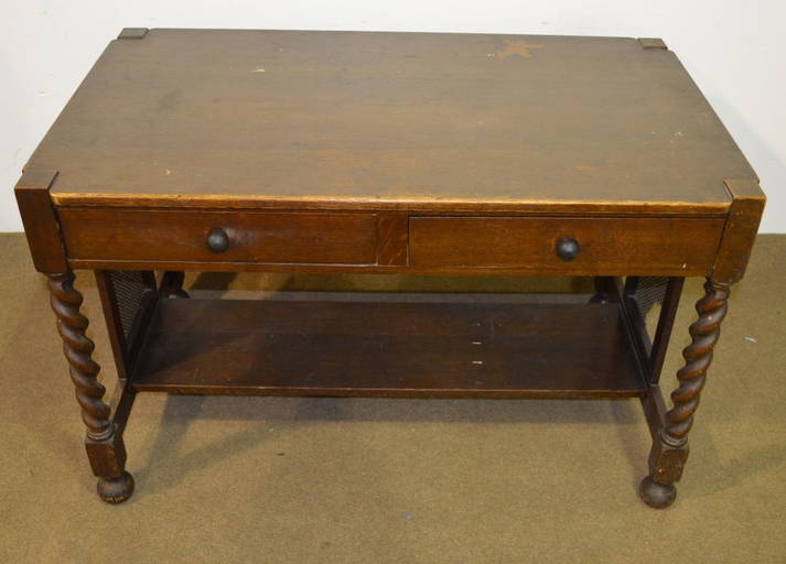 Stickley Brothers Quarter Sawn Oak Library Table