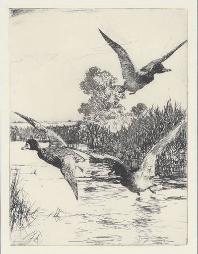 Frank W. Benson (1862 1951), Two Etchings