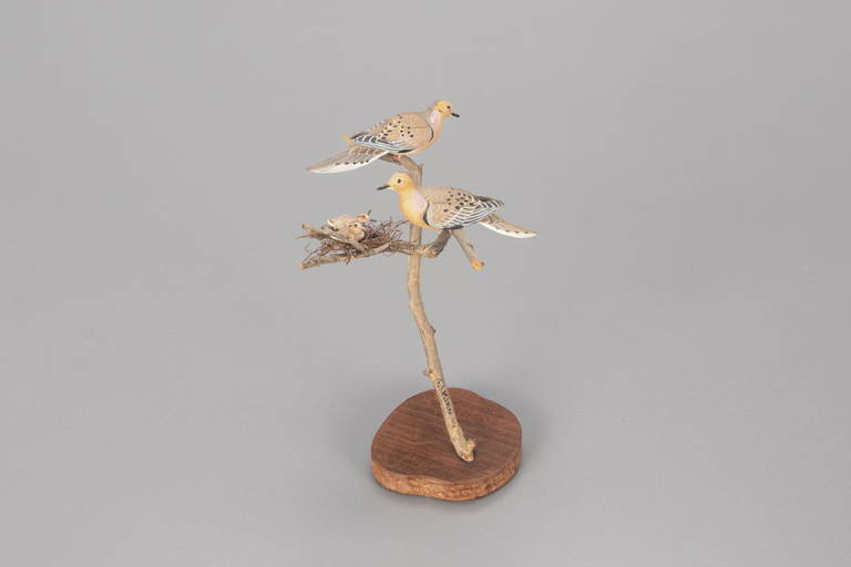 Miniature Dove Family, Allen J. King (1878 1963)