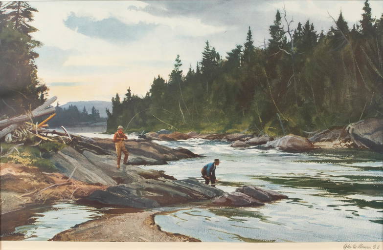 Ogden M. Pleissner (1905 1983), Grande River Upper Malbaie