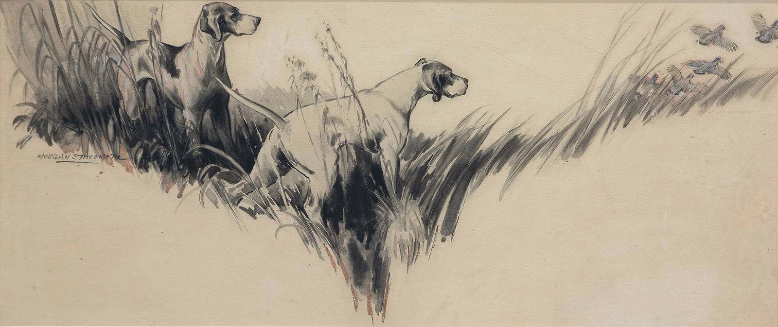 Morgan Stinemetz (1886-1969), Pointers Auction