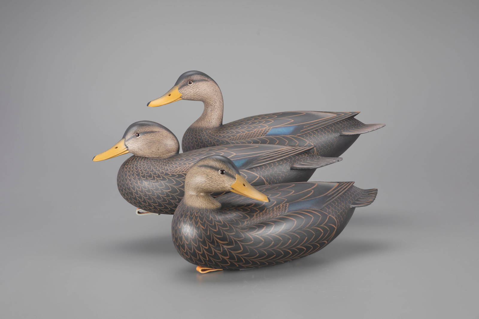 Black Duck Trio By Frederick "rick" Brown Auction