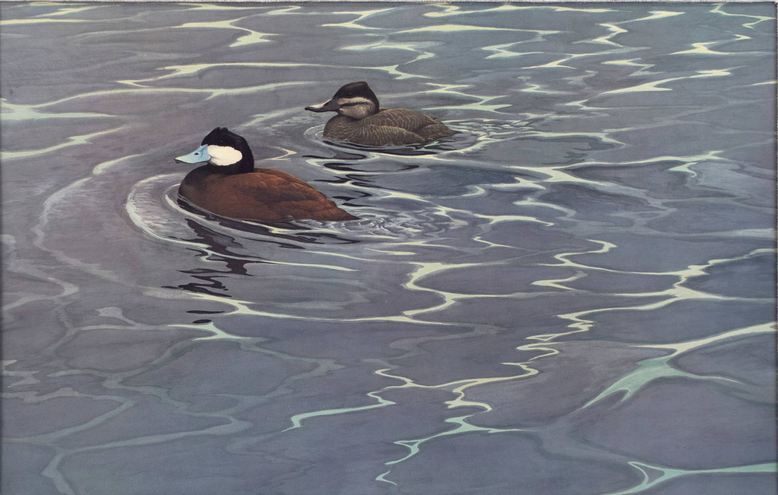 Robert Verity Clem (1933-2010), Ruddy Duck Pair Auction