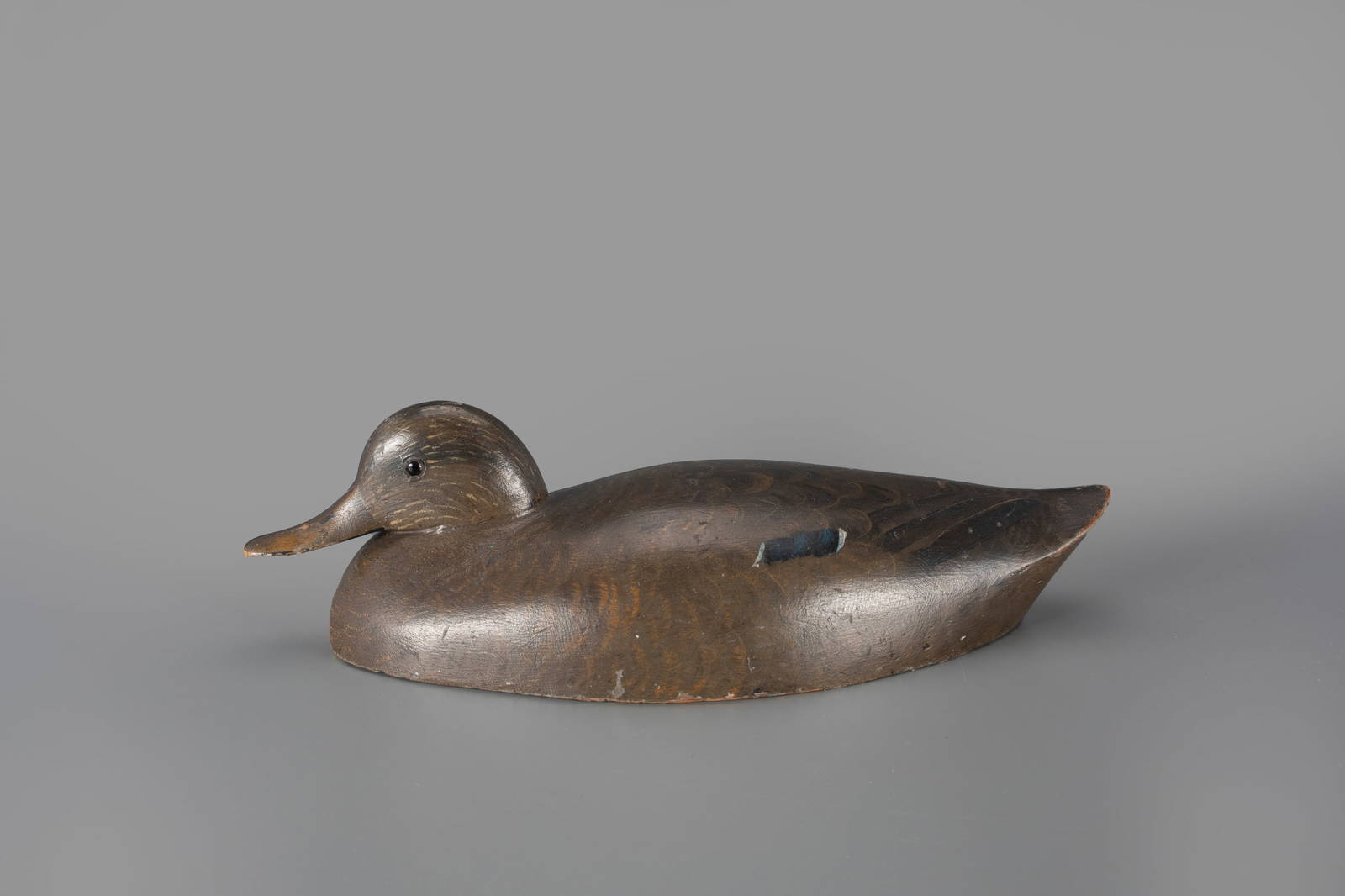 Rare Snuggle-head Mallard Hen Decoy By George Warin (1830-1905) Auction