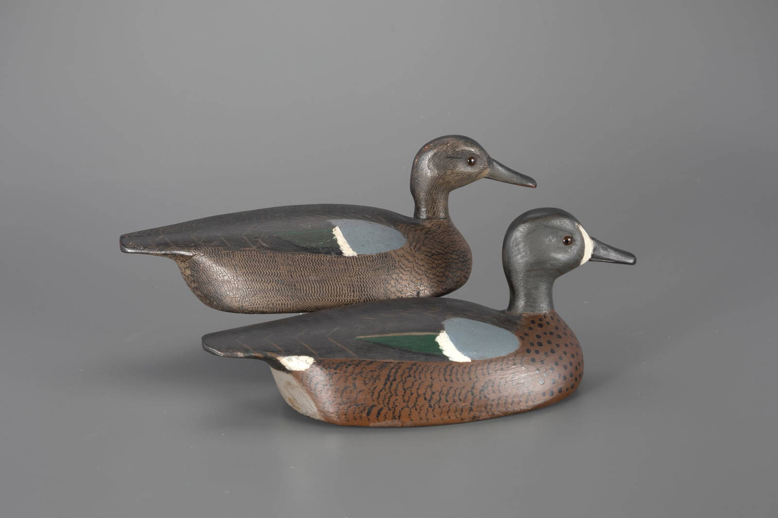 Blue-winged Teal Pair By William "billy" Ellis (1865-1963) Auction