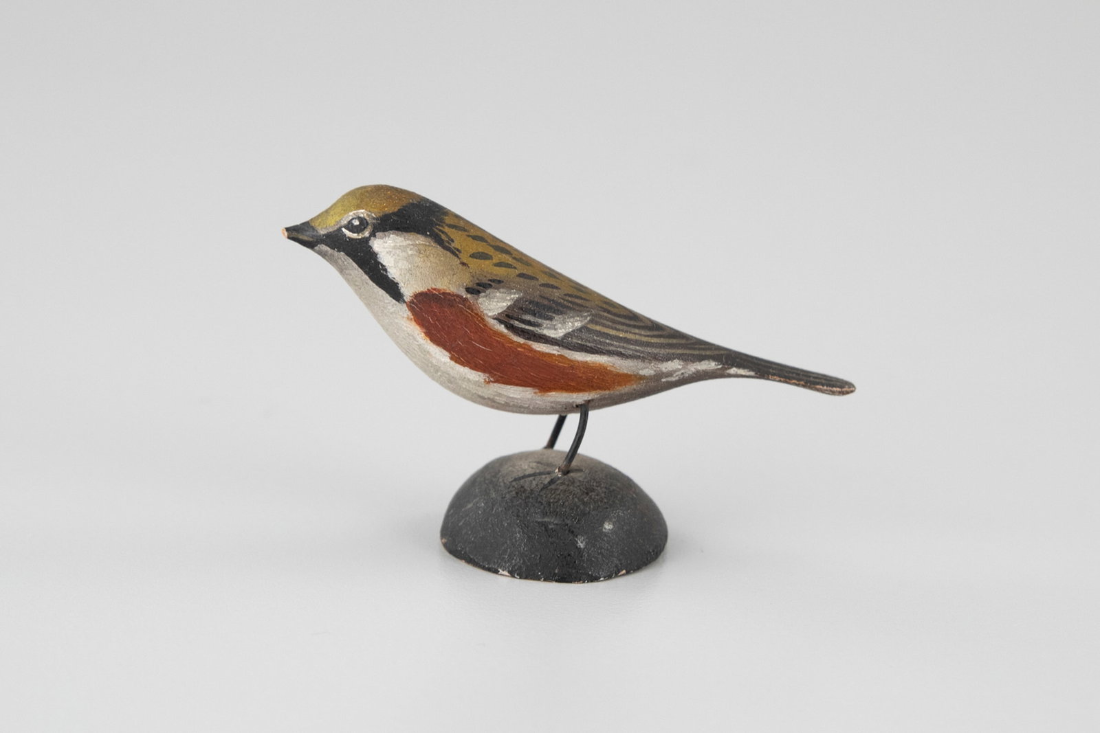 Early Miniature Chestnut-sided Warbler By A. Elmer Crowell (1862-1952 ...