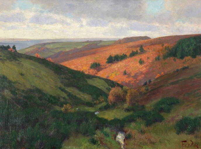 Fritz Von Wille 1860 Weimar 1941 Düsseldorf