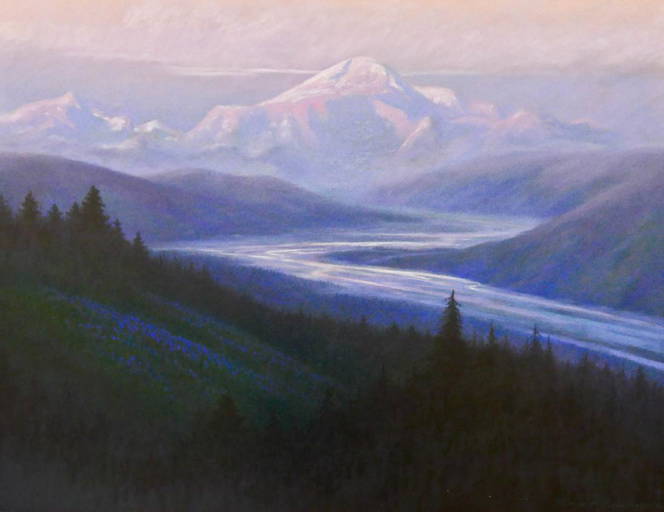 Frank Rademacher (20th Cent. Alaska) ''twilight Colors
