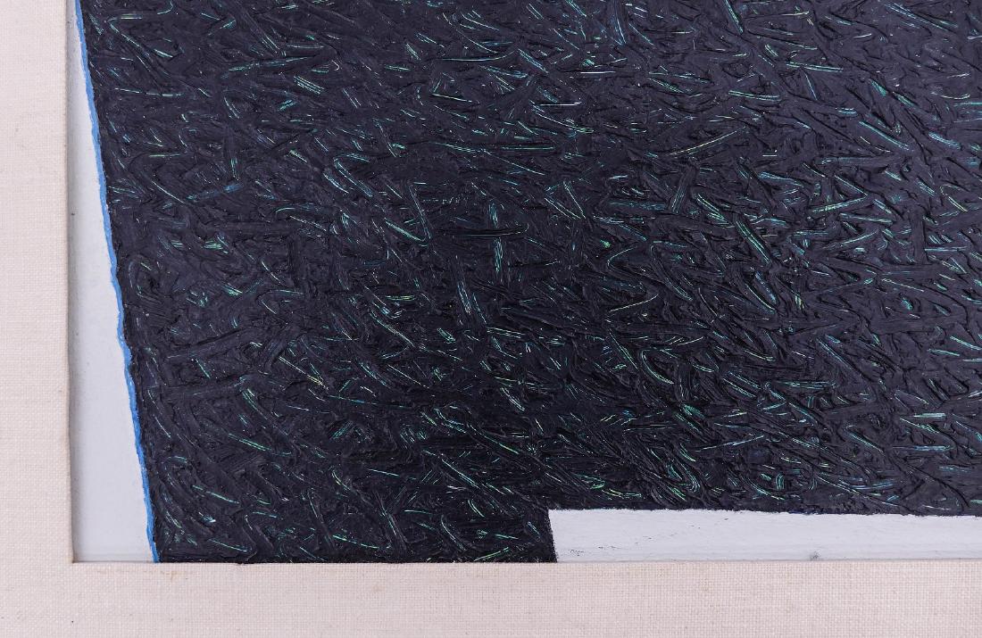 Frank Okada (1931-2000 Washington) Untitled #18 Navy