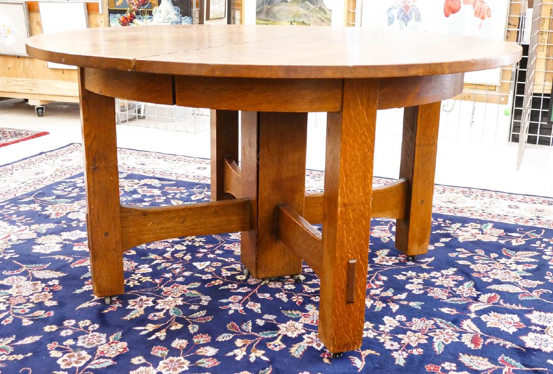 Gustav Stickley #634 Round Dining Table 29.5 - Jun 21, 2019 | MBA ...