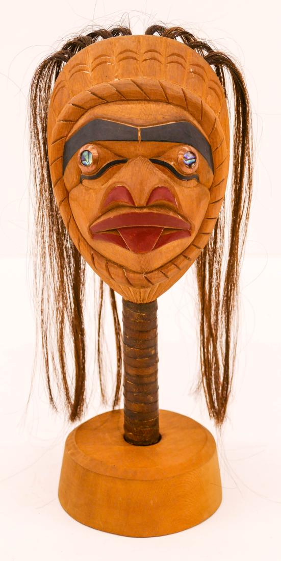 George Hunt Jr. (b.1958 Kwakiutl) Human And Cockle