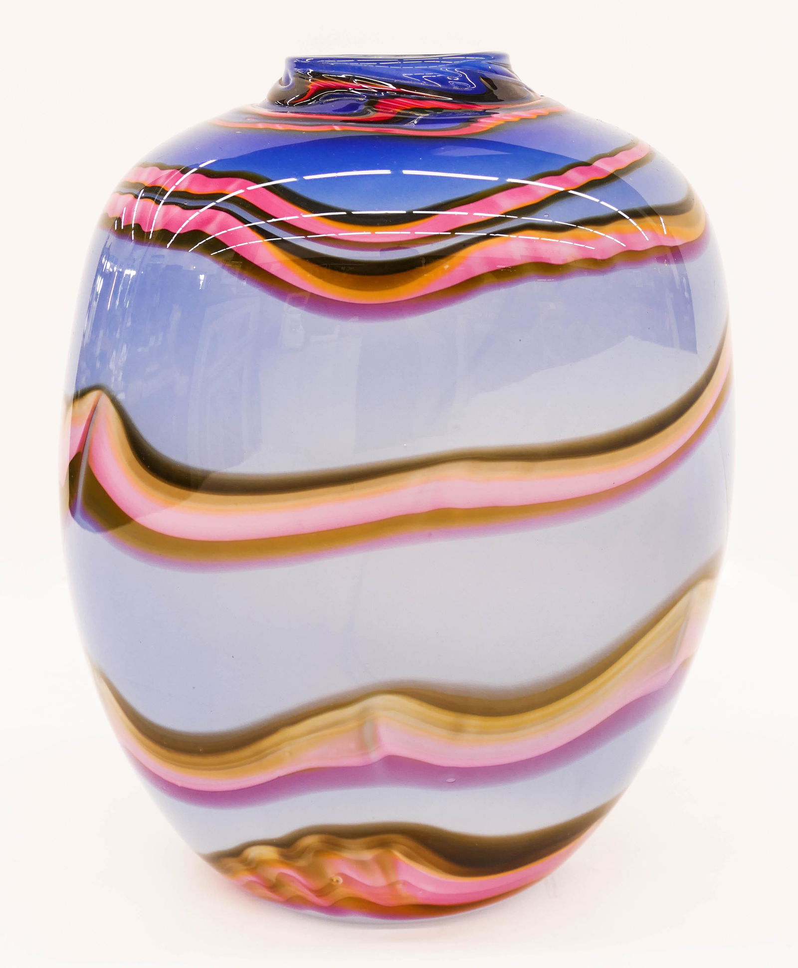 James Nowak (b.1956 Oregon) Vase 1986 Blown Glass - Dec 06, 2019 | MBA ...