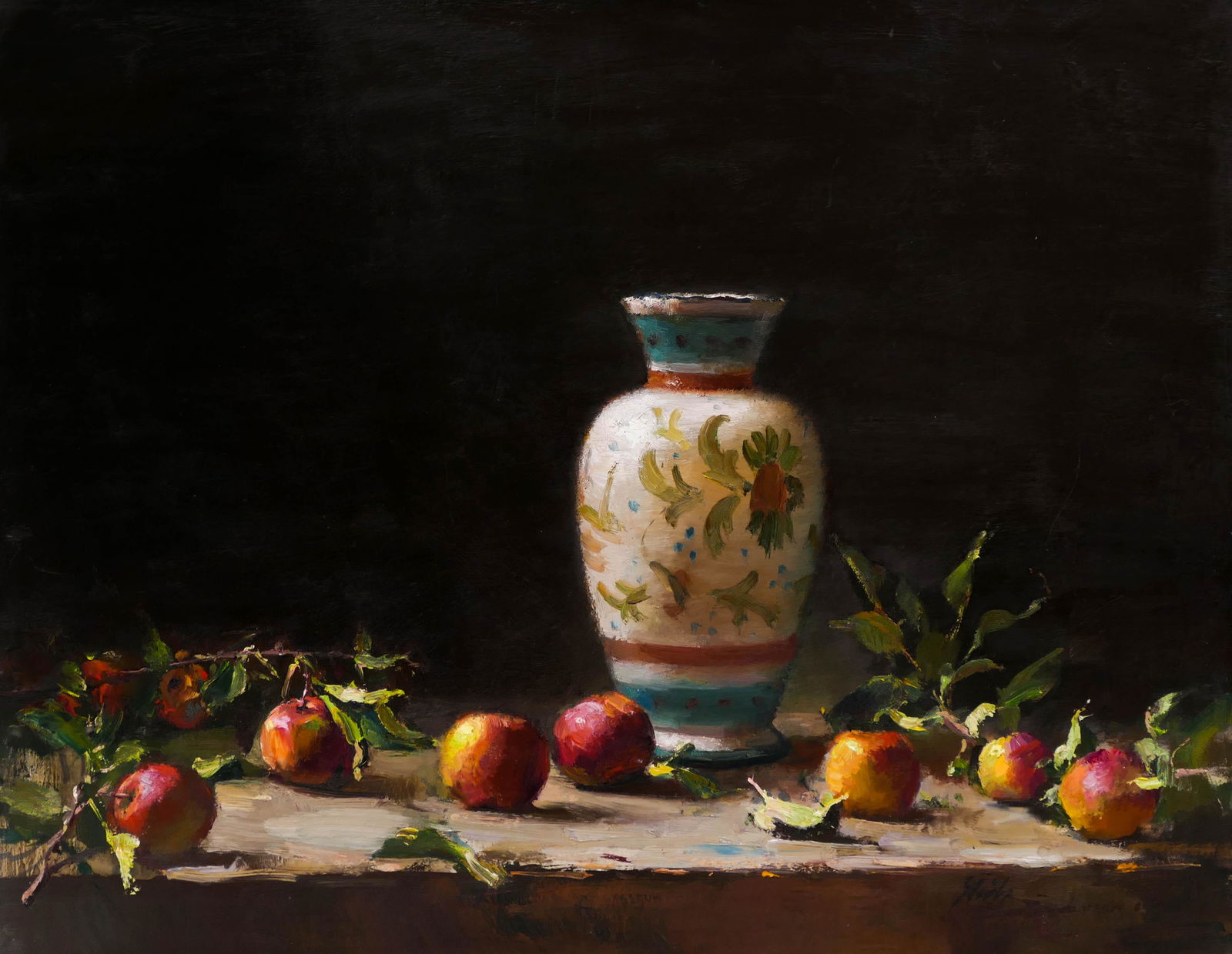 Delbert Gish (b.1936 Washington) Vase with Crab Apples - Dec 05, 2019 ...