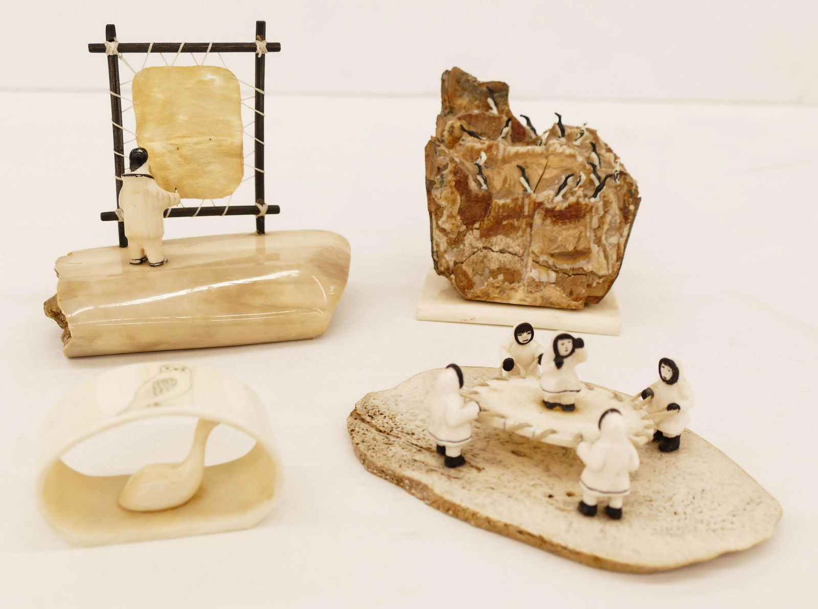 4pc Alaskan Inuit Eskimo Scrimshawed Carvings. Includes - Dec 05, 2019 ...