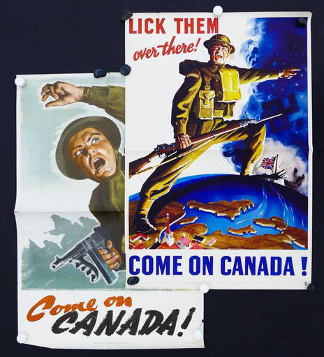 2pc WWII 'Come On Canada' Propaganda Posters - Dec 19, 2019 | MBA ...