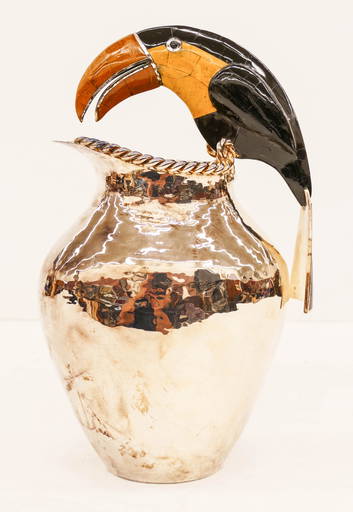 Emilia Castillo Mexican Silver Toucan Pitcher